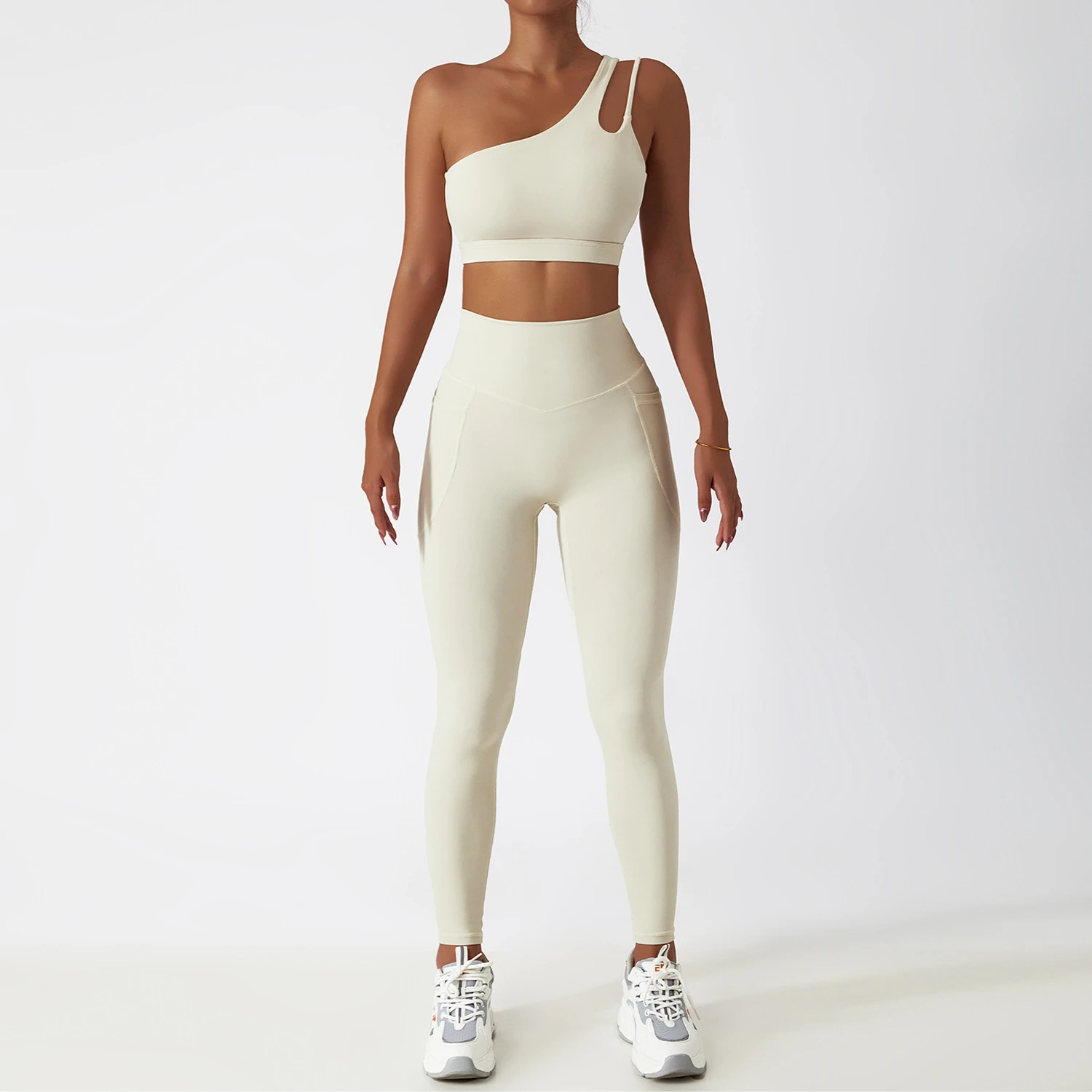 Seamless Sports Set Women | One Shoulder Sports Suit | Fitness Suits ...