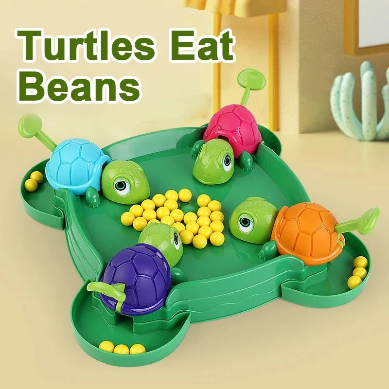 Jogos-competitivos-de-mesa-para-crian-as-Hungry-Turtle-Eat-Beans-Party ...