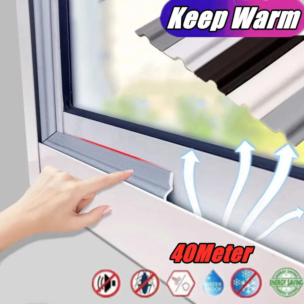 New-40M-Acoustic-Insulation-Foam-Window-Weather-Seal-Strip-for-Sliding ...