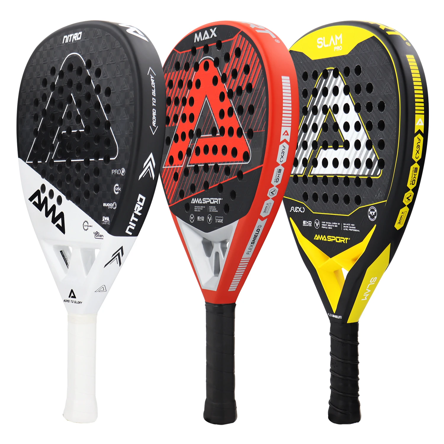 AMASPORT-Professional-Padel-Racket-3K-12K-18K-Carbon-Fiber-3D-Surface ...