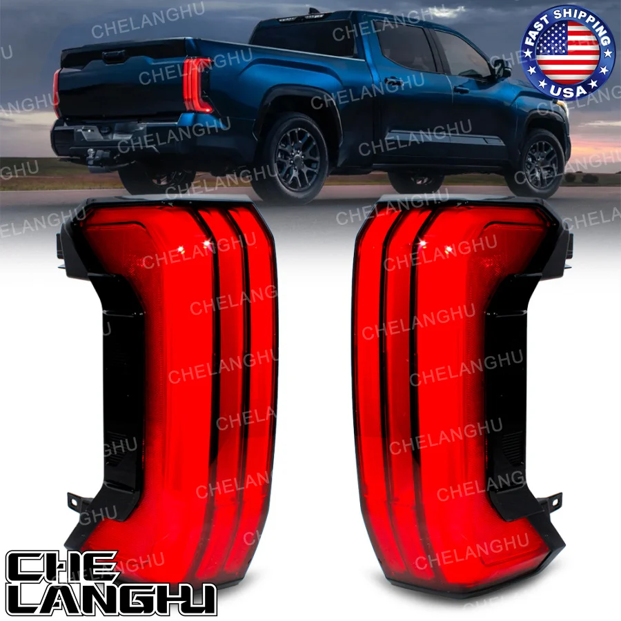 For Toyota Tundra 2022 2023 car accessories 3 Pin LED Tail Light Rear ...