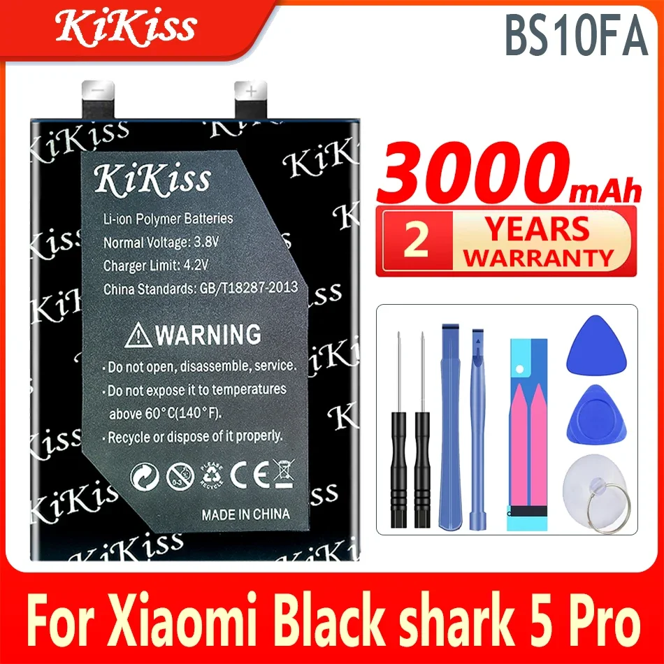 3000mAh-KiKiss-Battery-BS10FA-For-Xiaomi-Black-shark-5-Pro-5Pro ...