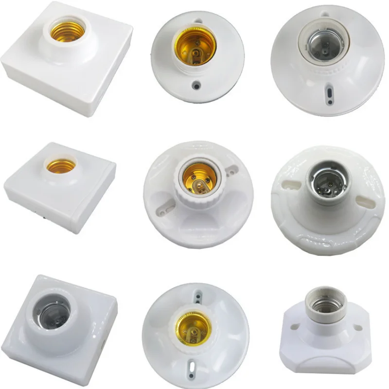 E27-Lamp-Holder-Bulb-Base-e27-LED-Saving-Light-Screw-Socket-Halogen ...