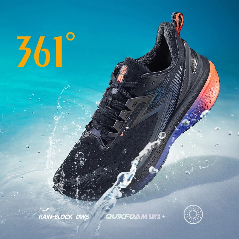 361-Degrees-NEW-Rainblock-7-0-Anti-Splash-Rainproof-Running-Shoes ...