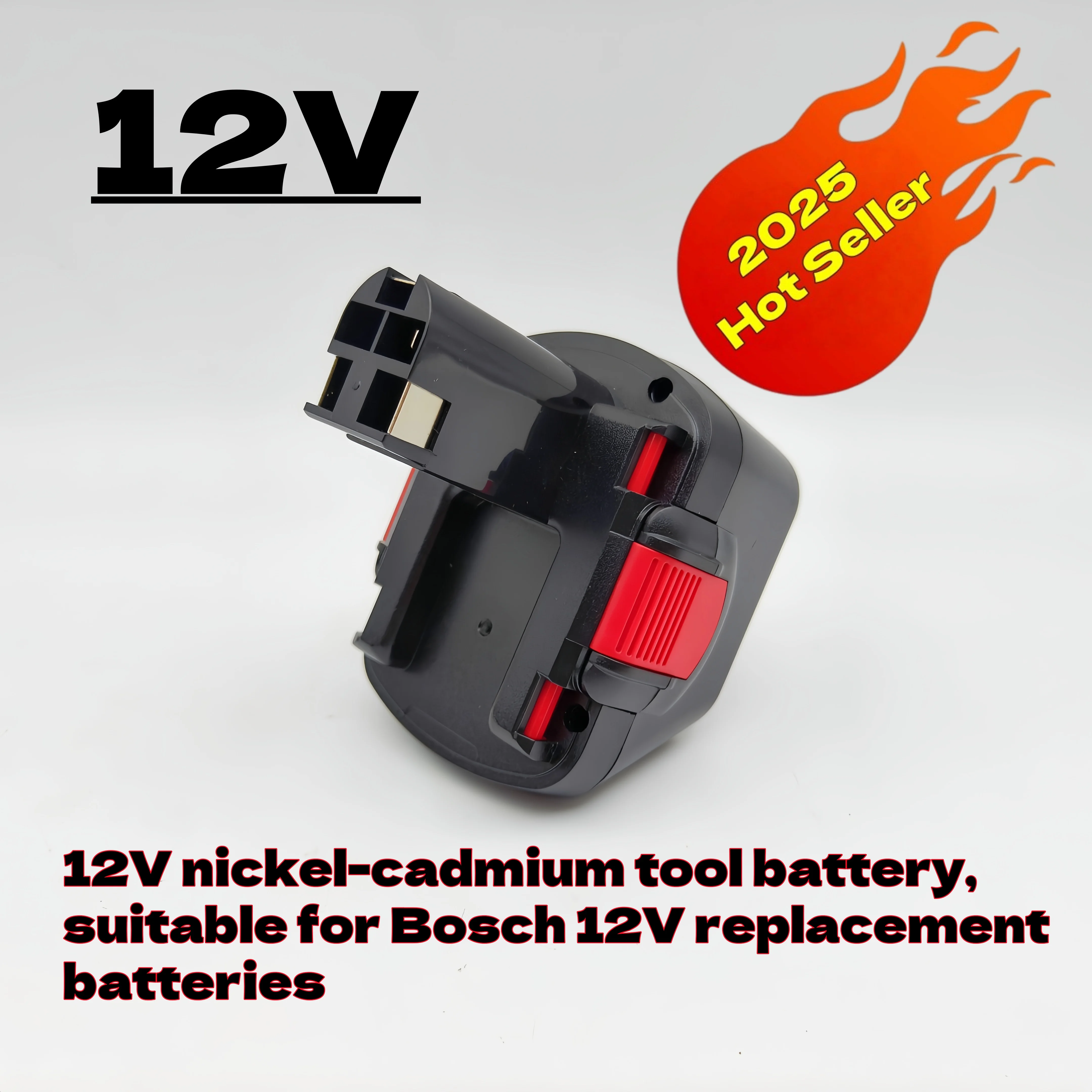 hot sell 12V / 12.8Ah nickel-cadmium rechargeable battery, suitable for ...