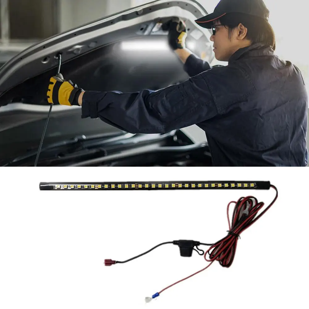 Car Universal Under Hood Engine Repair 36cm 12-14V Repair LED Panels ...