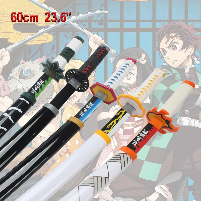 2024-New-Anime-Demon-Slayer-Cosplay-60CM-23-6-Inch-Zenitsu-Kyoujurou ...