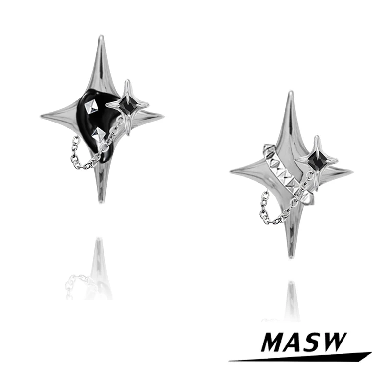 MASW Original Design Cool Star Earrings Senior Sense Modern Jewelry ...