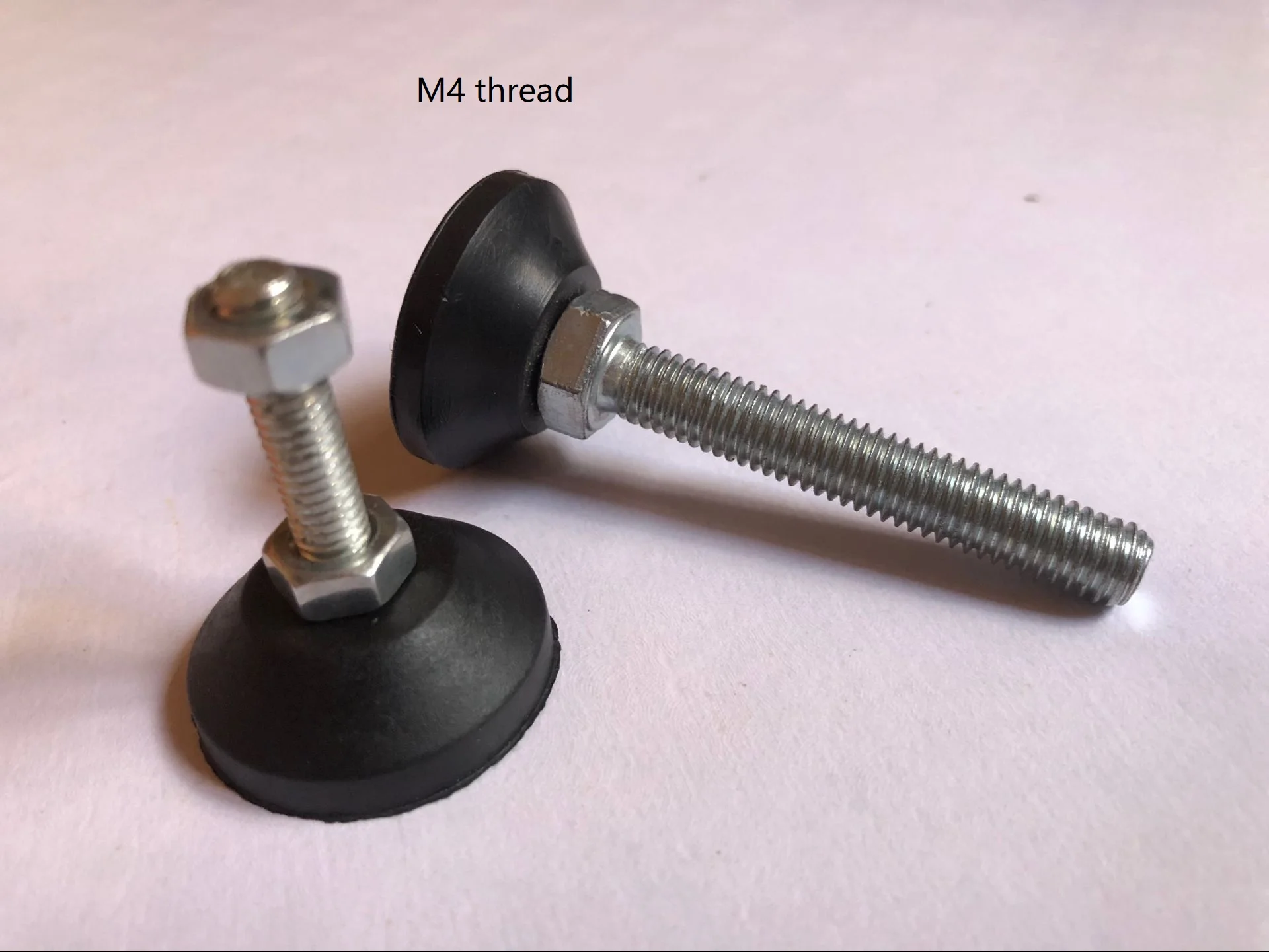 M4 thread Nylon directional adjusting feet standing leg support leg ...