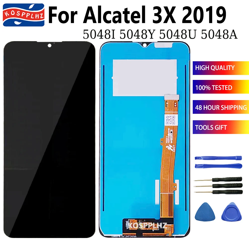 A+ LCD For Alcatel 3X 2019 LCD Display Screen Front Touch For Alcatel ...