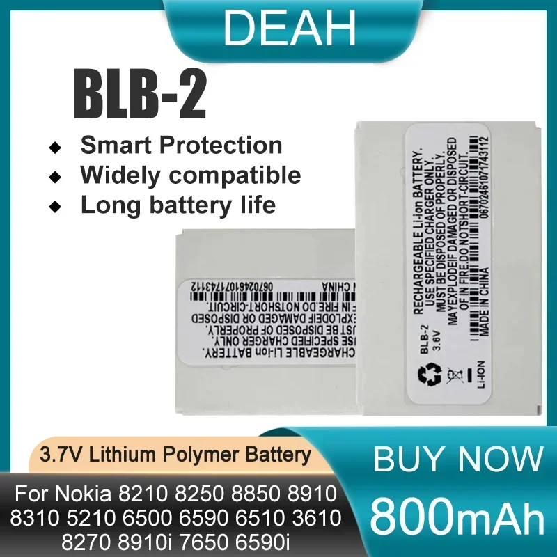NEW-BLB-2-BLB2-Phone-Battery-For-Nokia-6590-5210-6500-6510-3610-7650 ...
