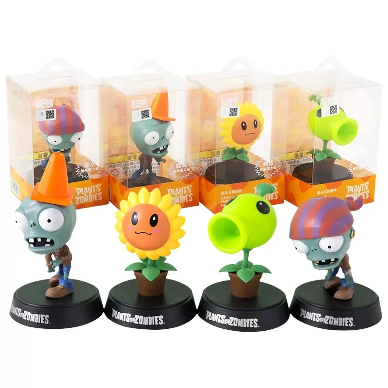 Plants vs Zombies Game PeripheralsToy Bobblehead Pea Sunflower Anon ...