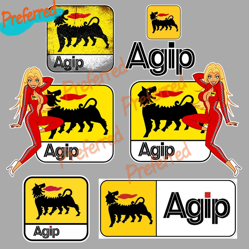 High-Quality-Agip-Laminate-Vinyl-Sticker-for-Your-All-Cars-Motocross ...