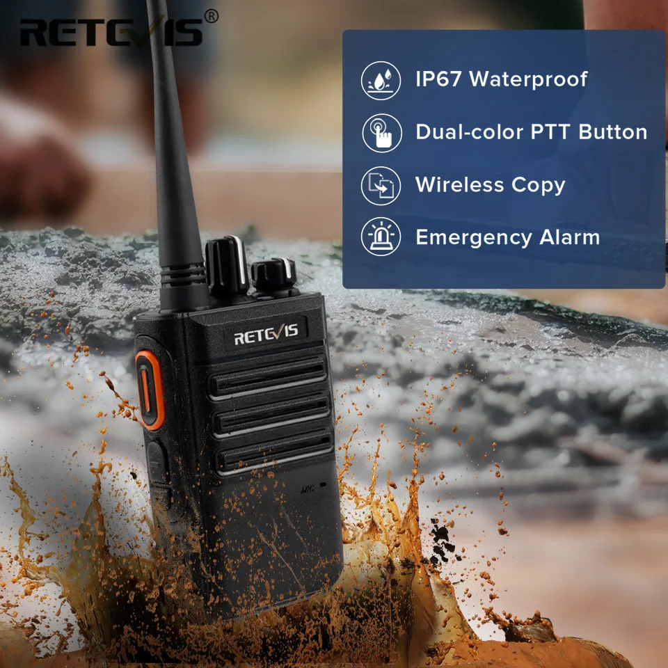 Retevis-RB646-Walkie-Talkie-IP67-Waterproof-PMR446-or-FRS-License-Free ...