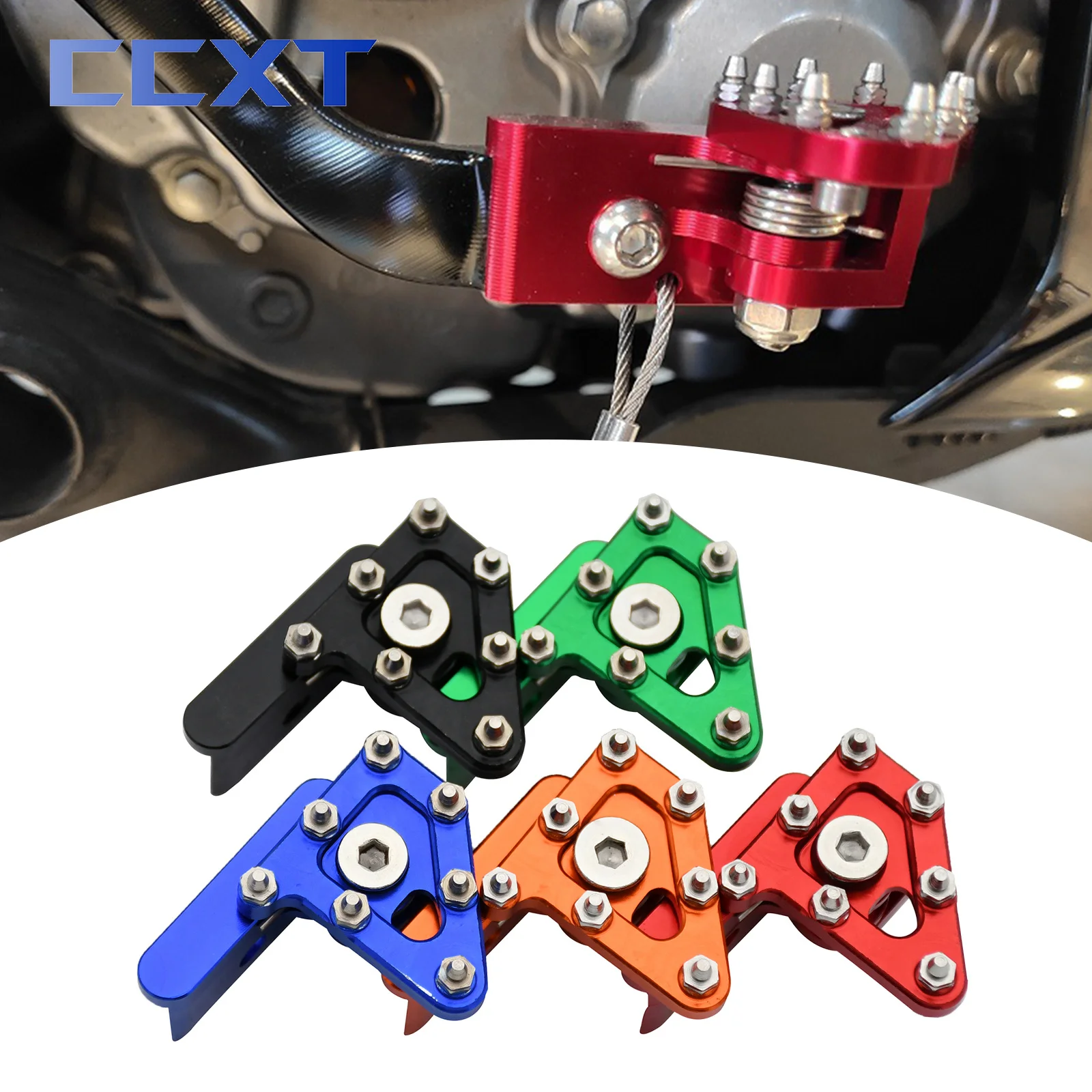Motorcycle-CNC-Aluminum-Rear-Foot-Brake-Pedal-Lever-Brake-Head-For-XCF ...