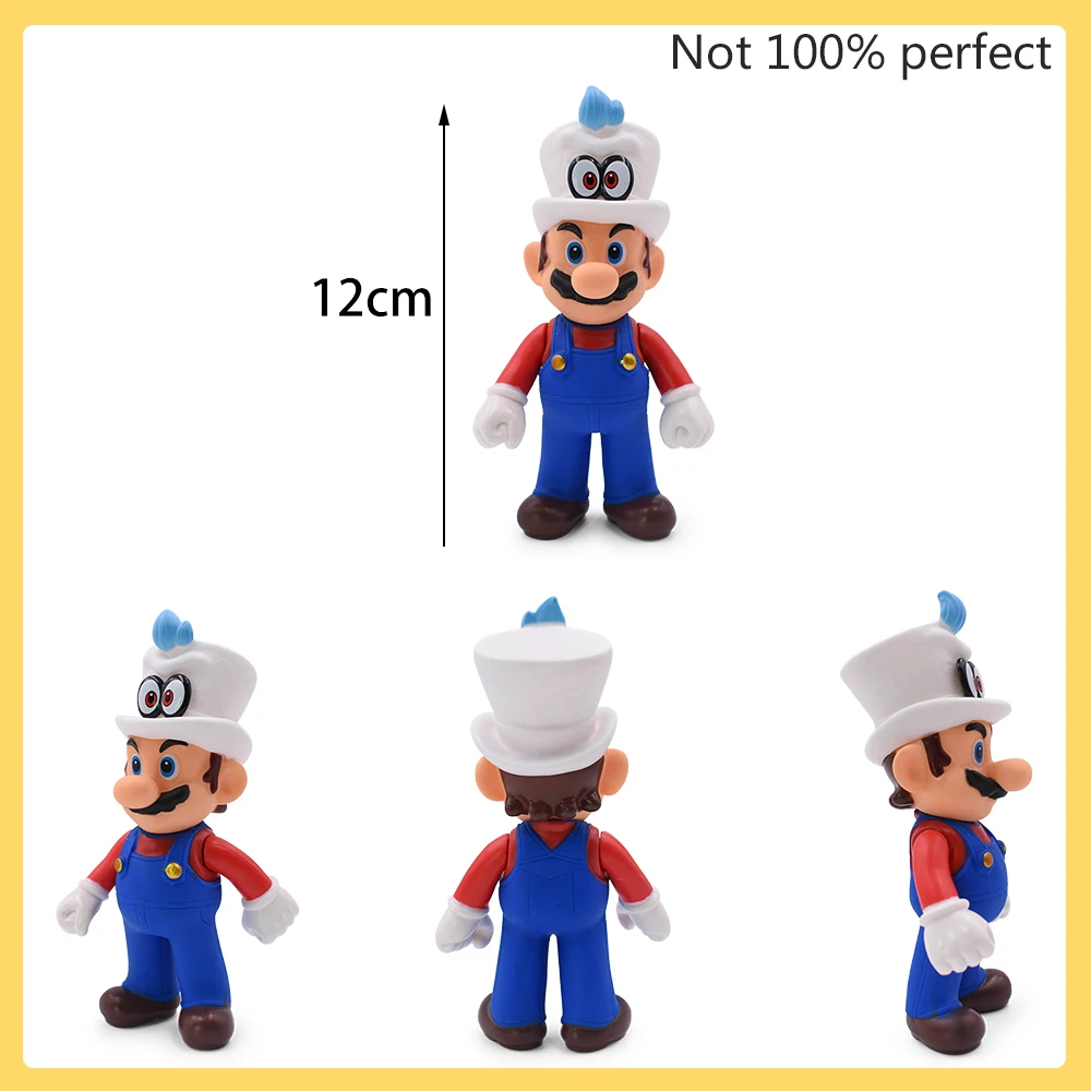 Figura de acción de Super Mario Bros Luigi, modelo de juguete de Bowser ...