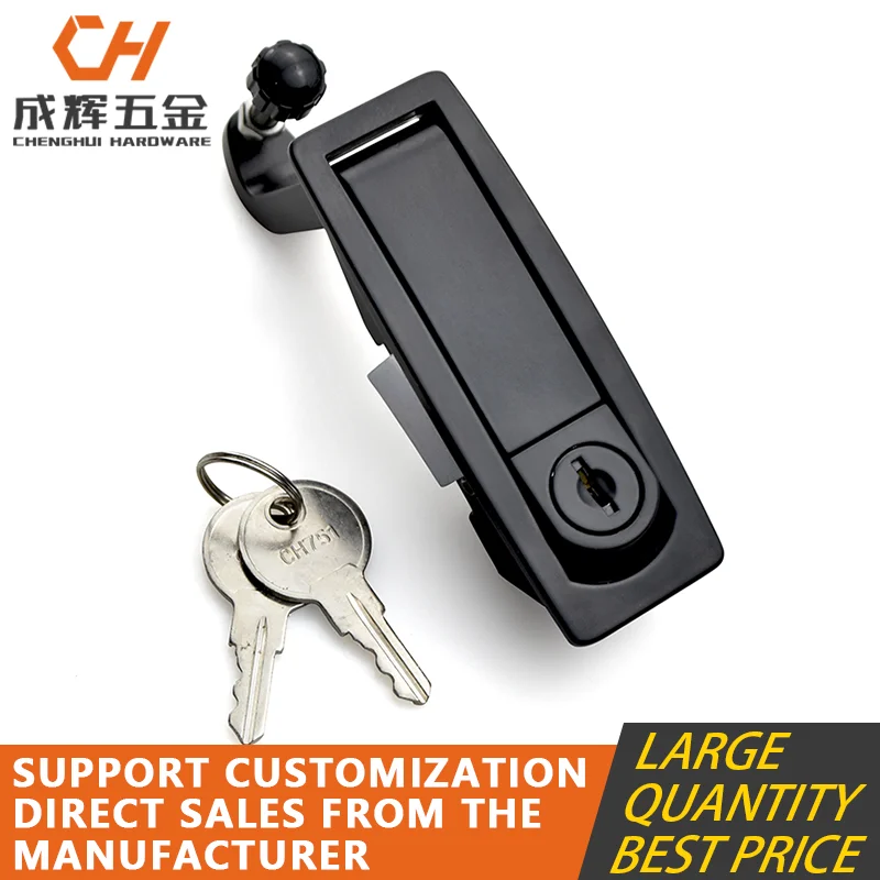 Cabinet-Plane-Lock-Security-RV-Lever-Panel-Push-Button-Panel-lock-with ...