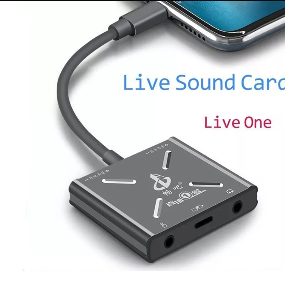 Missgoal External 8 Pin Live Sound Card Speaker Audio Interface Adapter ...