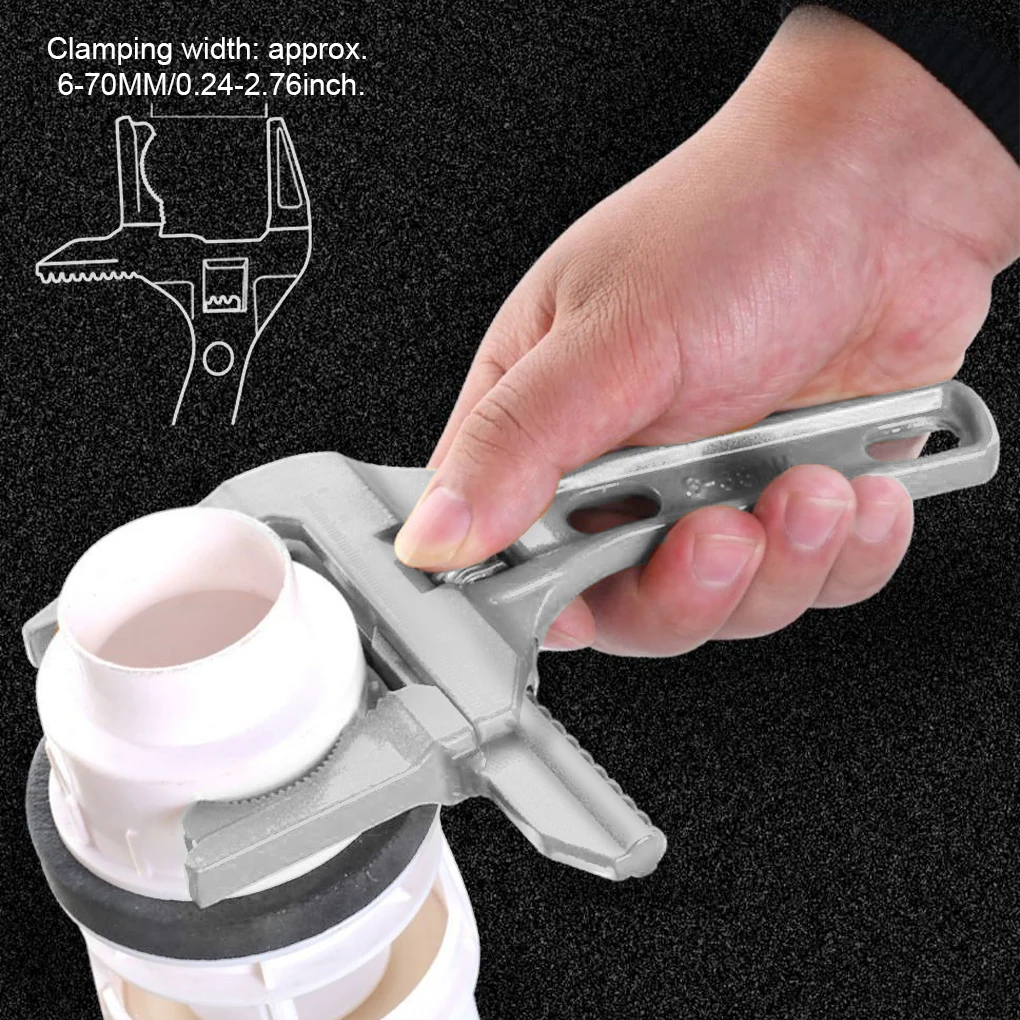 Sanitary-Wrench-Tool-Movable-Short-Handle-Large-Opening-Multifunctional ...