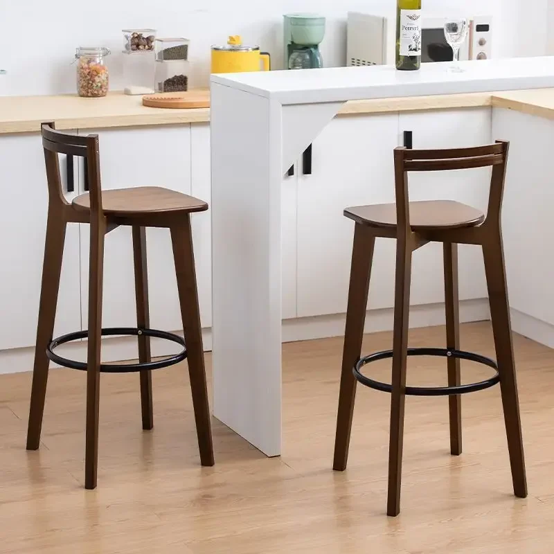 Silla-de-Bar-de-T-9-taburete-de-Bar-creativo-Simple-y-moderno-de-madera ...