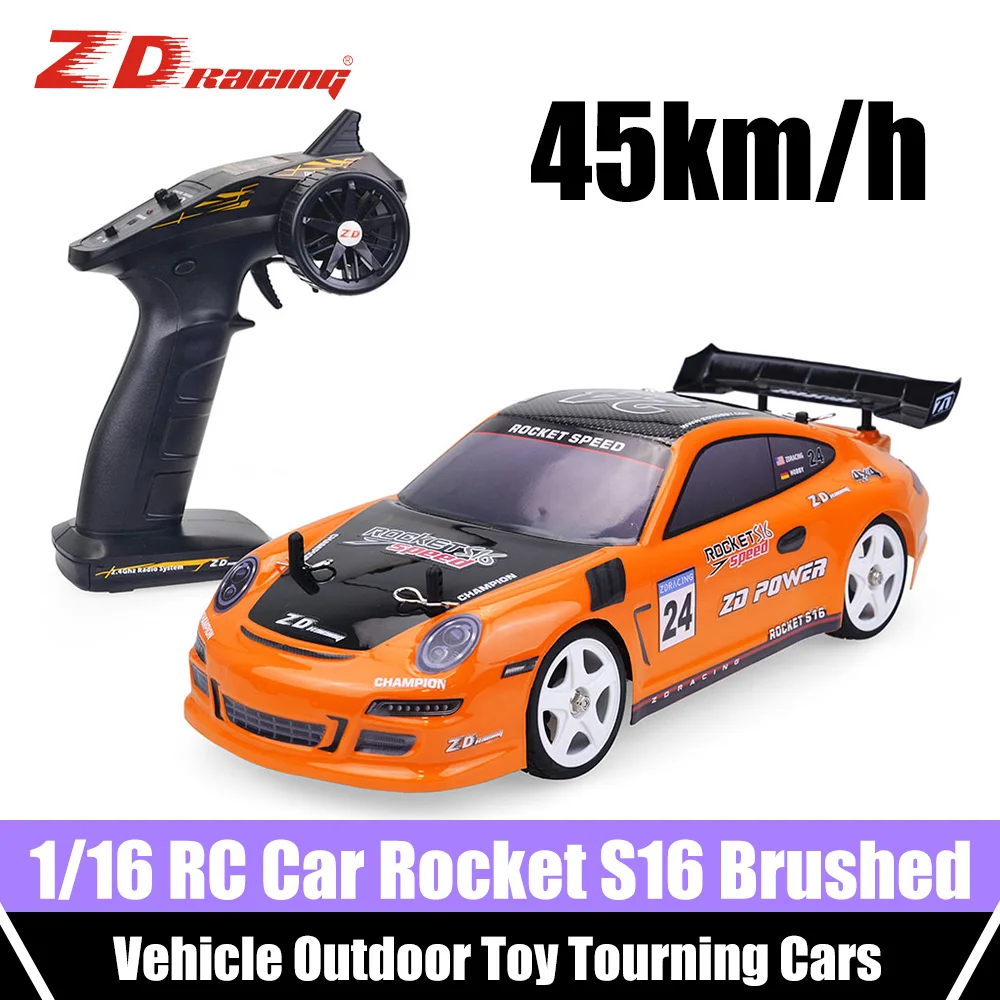 Coche teledirigido ZD Racing 1/16 RC Rocket S16, vehículo de alta velocidad, 45 km/h, Control ...
