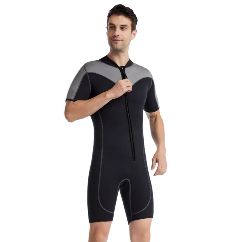 NEW Mens 3mm Shorty /Long Sleeve Wetsuit Womens, Full Body Diving Suit ...