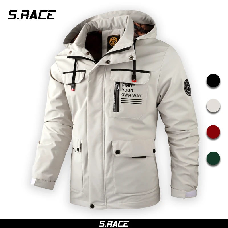 Men Fashion Jacket Men Spring Autumn Windbreaker Bomber Jacket Coats ...