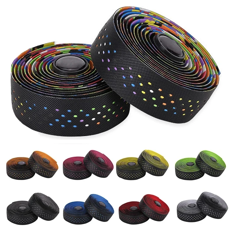 Road-Bike-Tape-Race-Handlebar-Tapes-Wrap-Breathable-Shock-Absorber ...