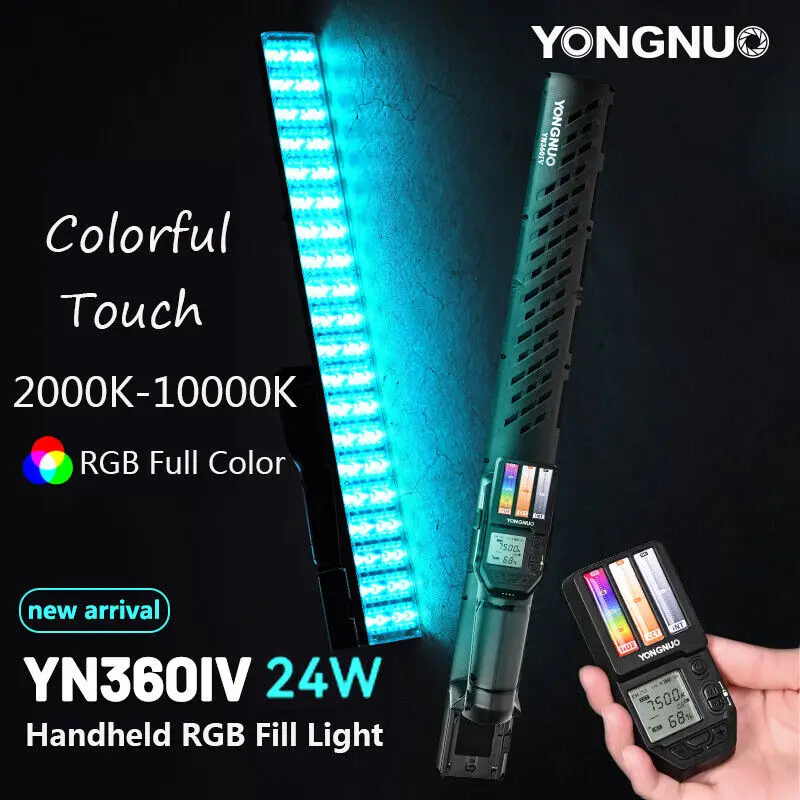 Yongnuo-YN360IV-YN360II-YN360-III-Handheld-3200K-5600K-RGB-Colorful-Ice ...