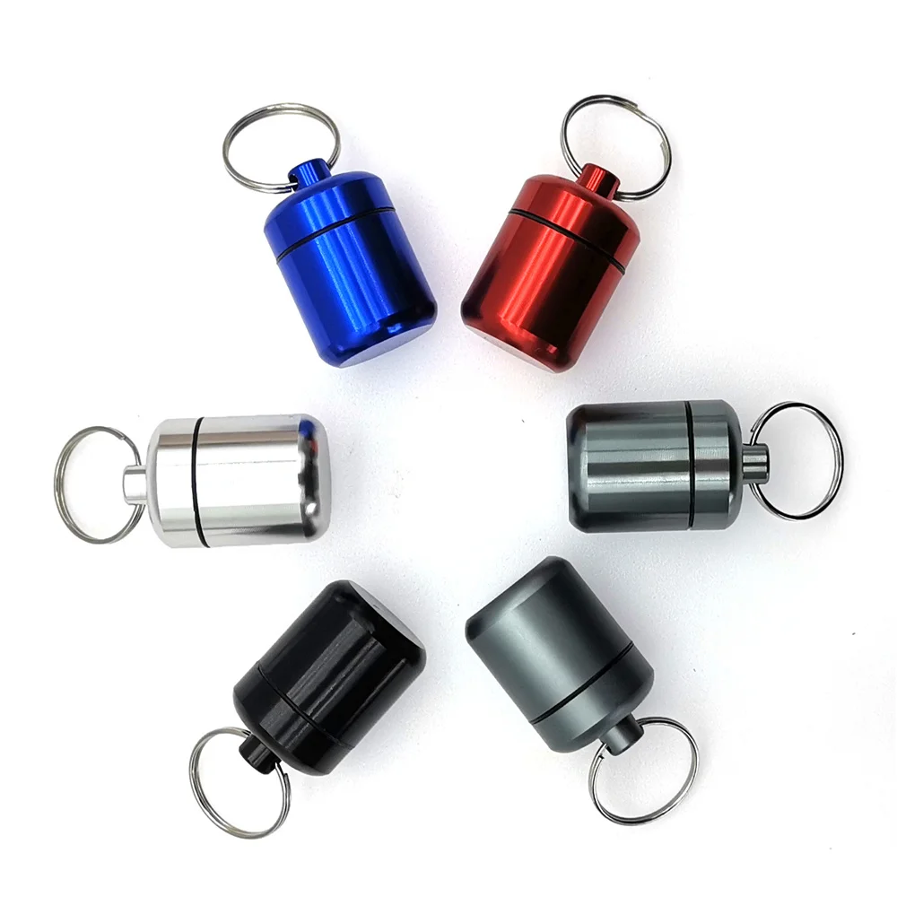Mini-Portable-Aluminium-Pill-Case-Keychain-Outdoor-Pocket-Pill-Box ...