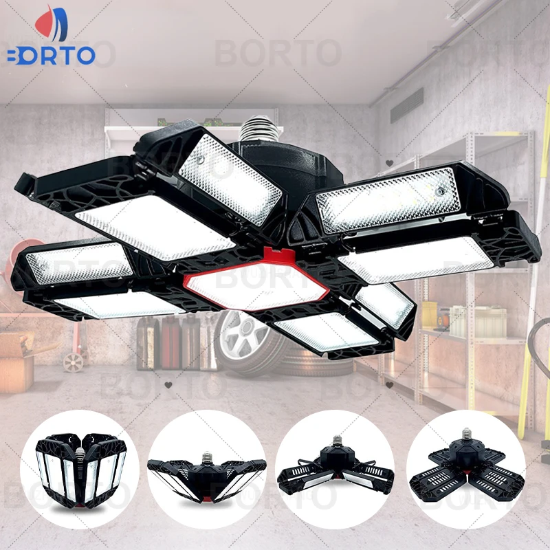 Luz-Led-Deformable-para-garaje-iluminaci-n-de-techo-con-12-paneles ...