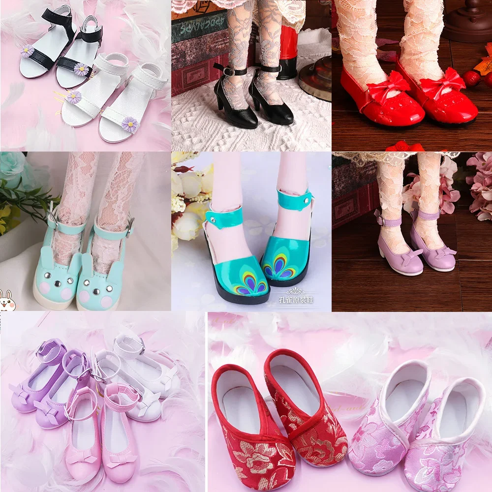 60cm-Bjd-Doll-Shoes-High-Heel-Sandals-1-3-BJD-Single-Princess-Crystal ...