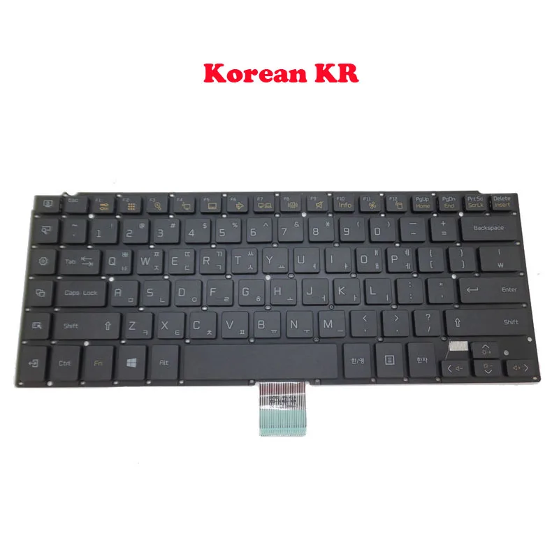 Black SP KR Keyboard For LG U460 U460-G G.BK51P1 U460-K K.AH50K K.AH5DK ...