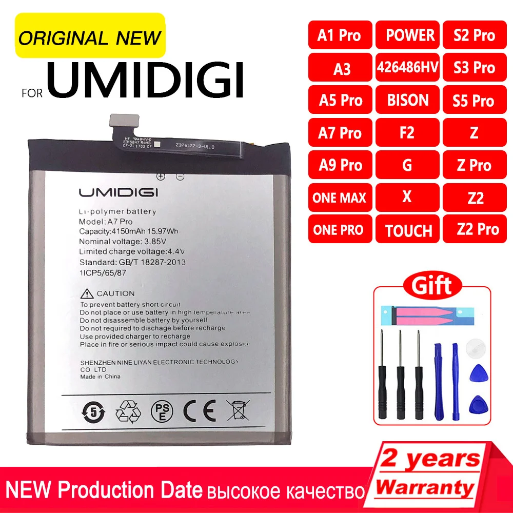 Original-Replacement-Battery-For-Umi-UMIDIGI-A1-A3-A5-A7-A9-ONE-MAX ...