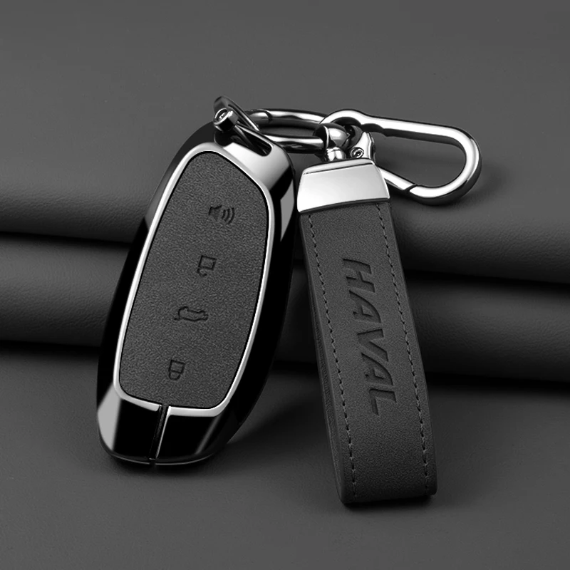 Leather Car Key Case Cover for Great Wall Haval H6 2024 H9 2024 H2 M6 ...