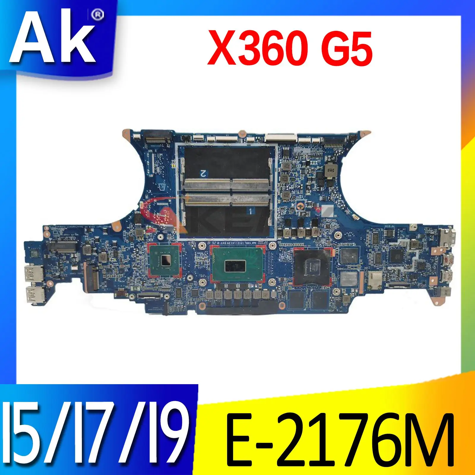 HP IDS DSC Studio X360 G5 노트북 마더보드, DA0XW1MBAI0 마더보드, I5 I7 I9 8 세대 E ...