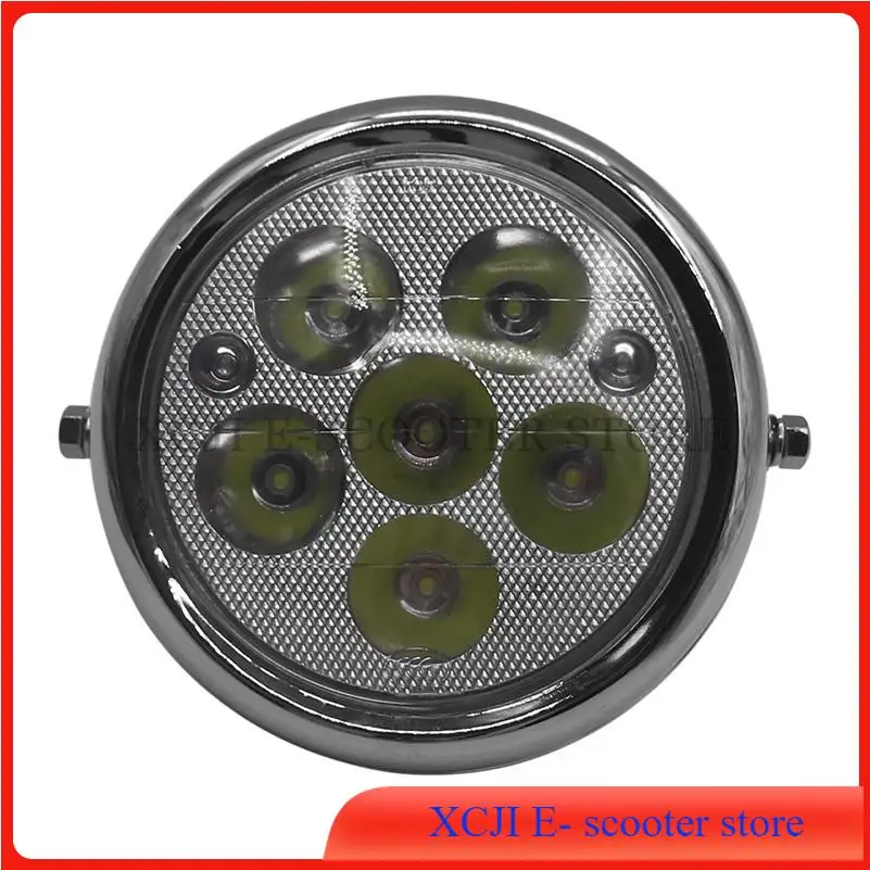 12V-80V-6-Beads-LED-Round-Headlight-5-Inch-Circular-Lamp-for-Citycoco ...