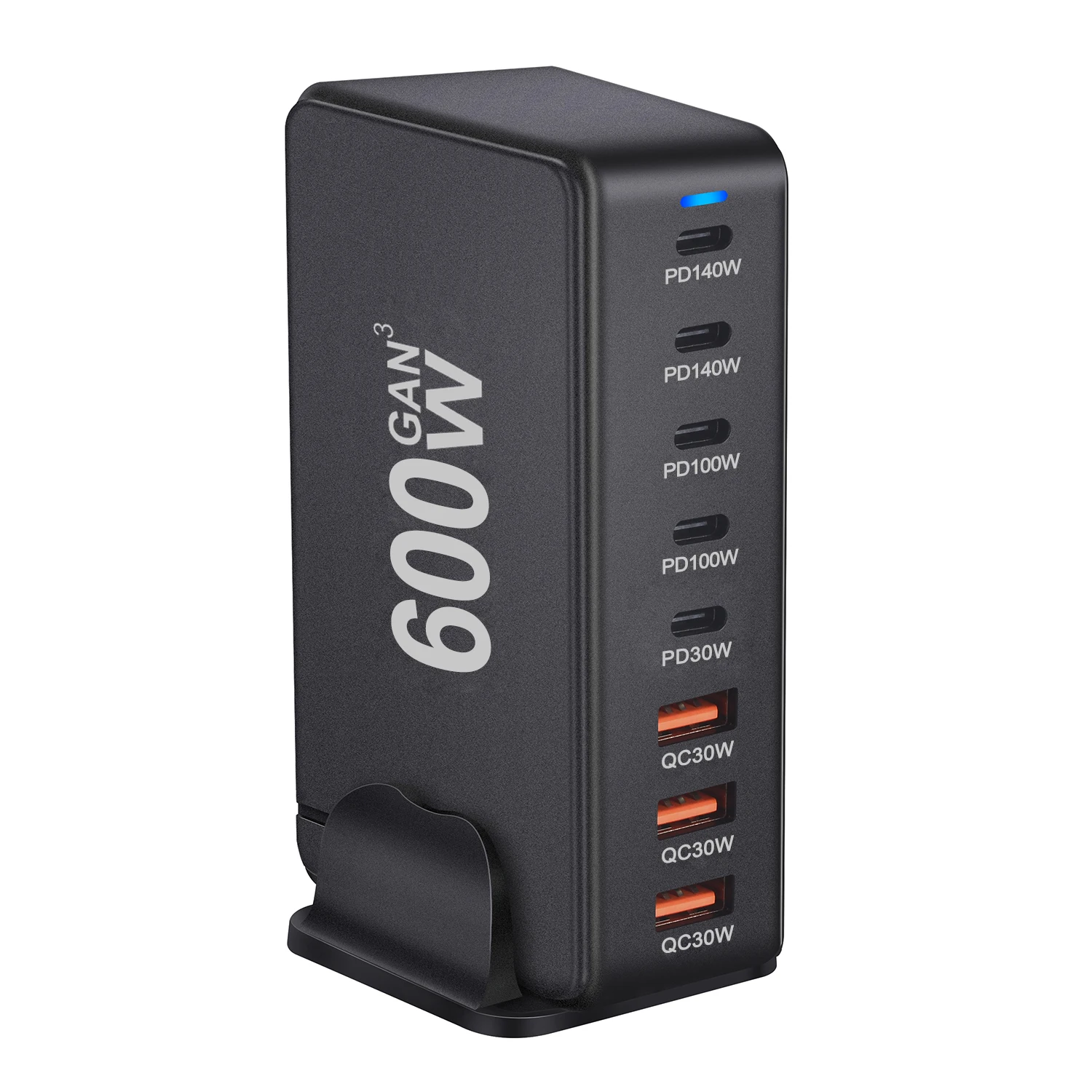 Gan-Chargeur-rapide-600W-USB-Type-C-Charge-rapide-pour-mobile-8-ports ...