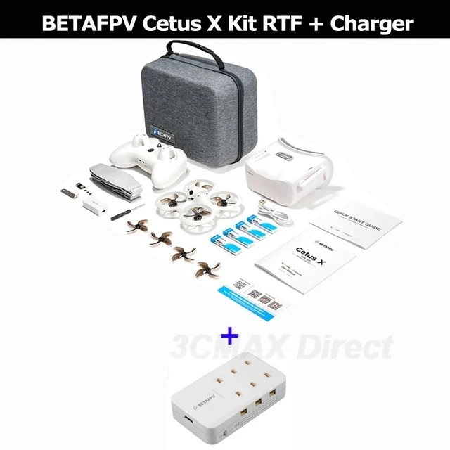 BETAFPV Cetus X FPV Kit Drones Lightweight Brushless FPV Quadcopter Indoor Racing RC Helicopter ...