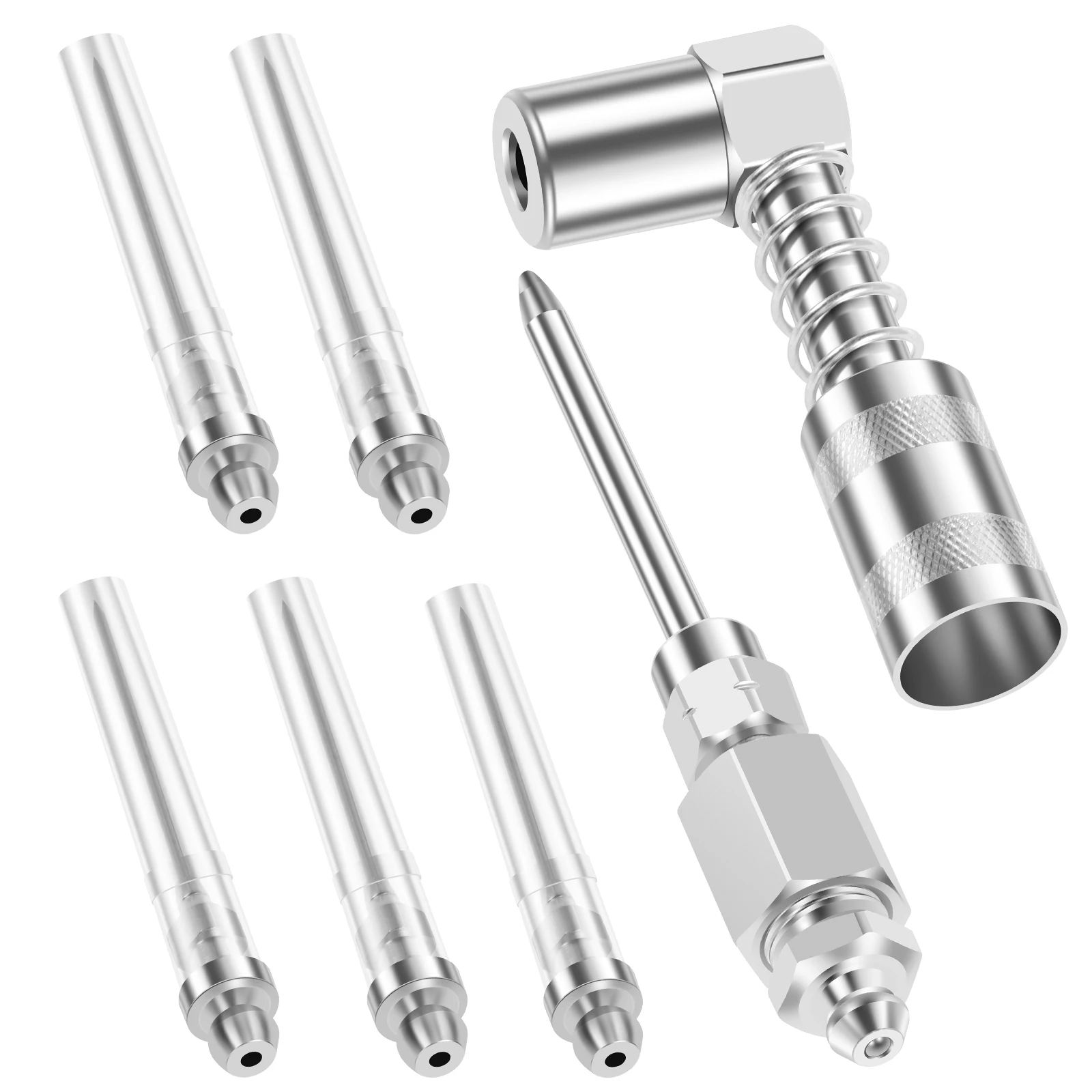 7Pcs-Grease-Needle-Accessory-Set-90-Degree-Grease-Needle-Fitting-Set ...