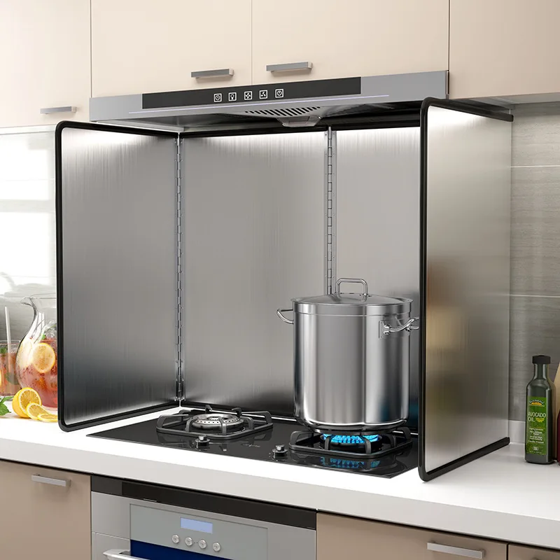 Kitchen Anti Oil Splatter Shield Guard Anti-Splash Block 2-Sided ...