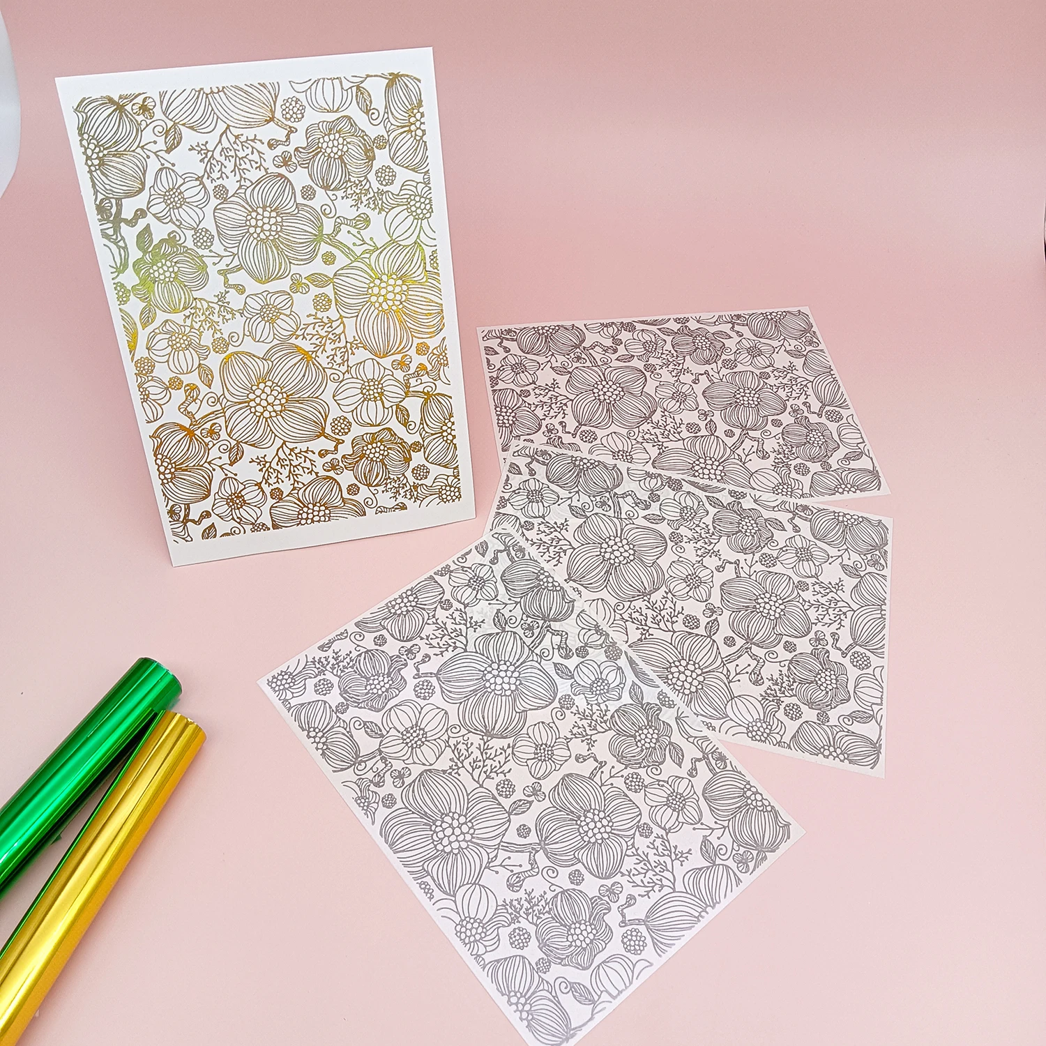 Refinement-Sticker-Transfer-Sheets-Foil-Transfer-Paper-Embossing-Powder ...