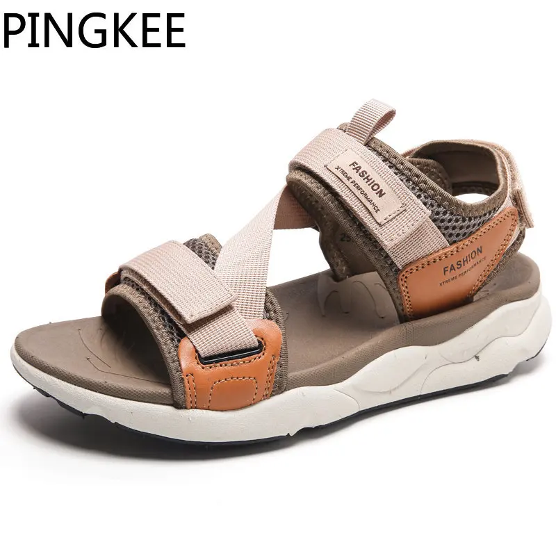 PINGKEE-Dual-Density-Foam-Midsole-Easy-Hook-Loop-Closure-Grip-Round-Toe ...