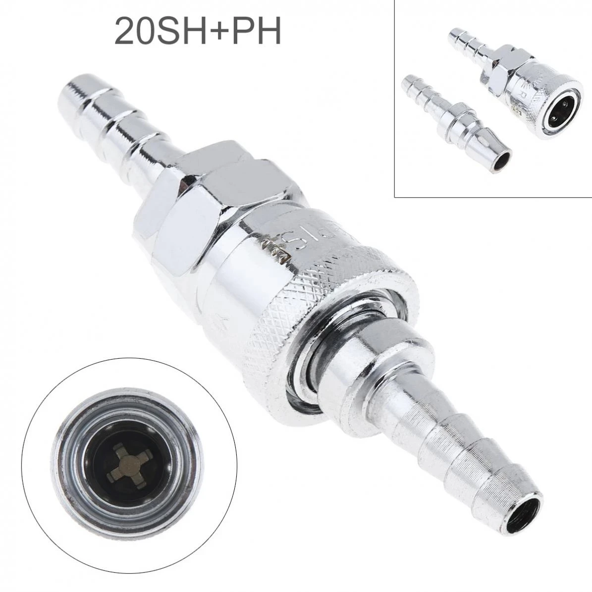 Pneumatic Quick Connector 2ชิ้น/ล็อตสูงความดัน Coupler Plug ซ็อกเก็ต ...