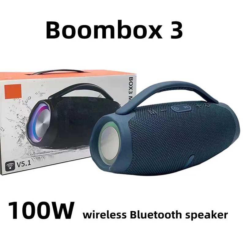 100W-high-power-Boombox-3-wireless-Bluetooth-speaker-portable-outdoor ...