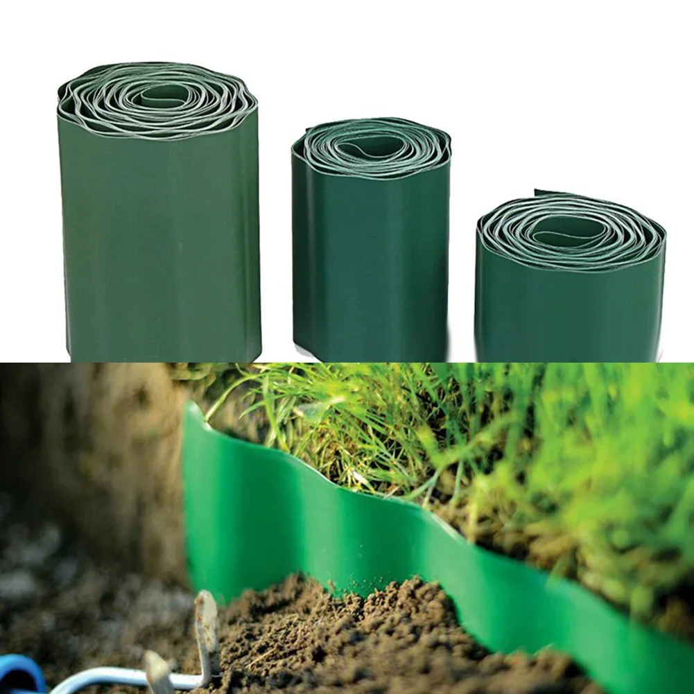 9M-Garden-Grass-Lawn-Edge-Border-Fence-9cm-15cm-20cm-Path-DIY-Flexible ...