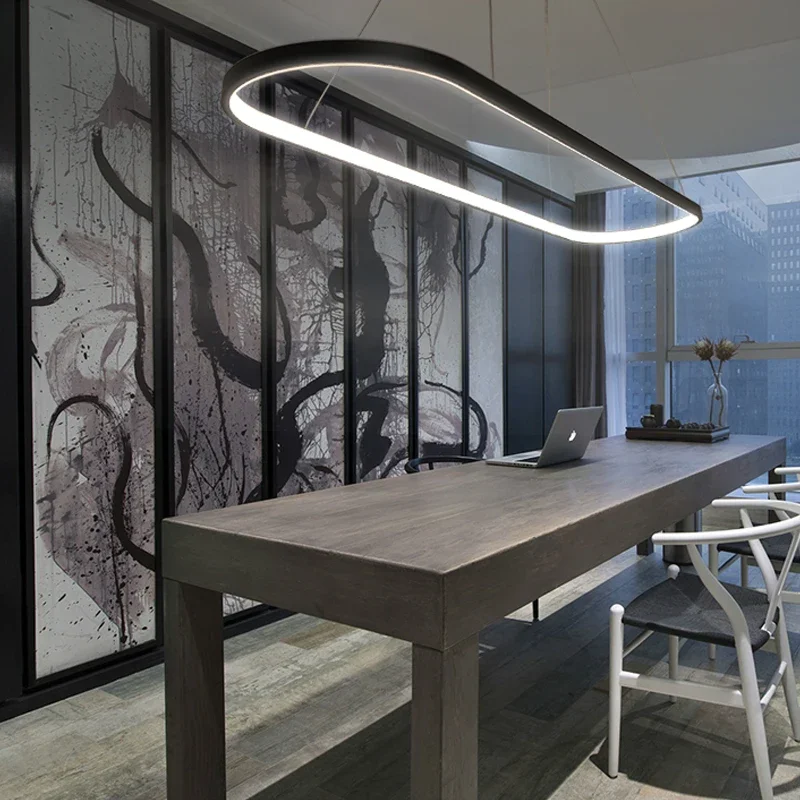 Lumin-ria-pingente-LED-el-ptica-Lumin-ria-de-suspens-o-interior-Lustres ...