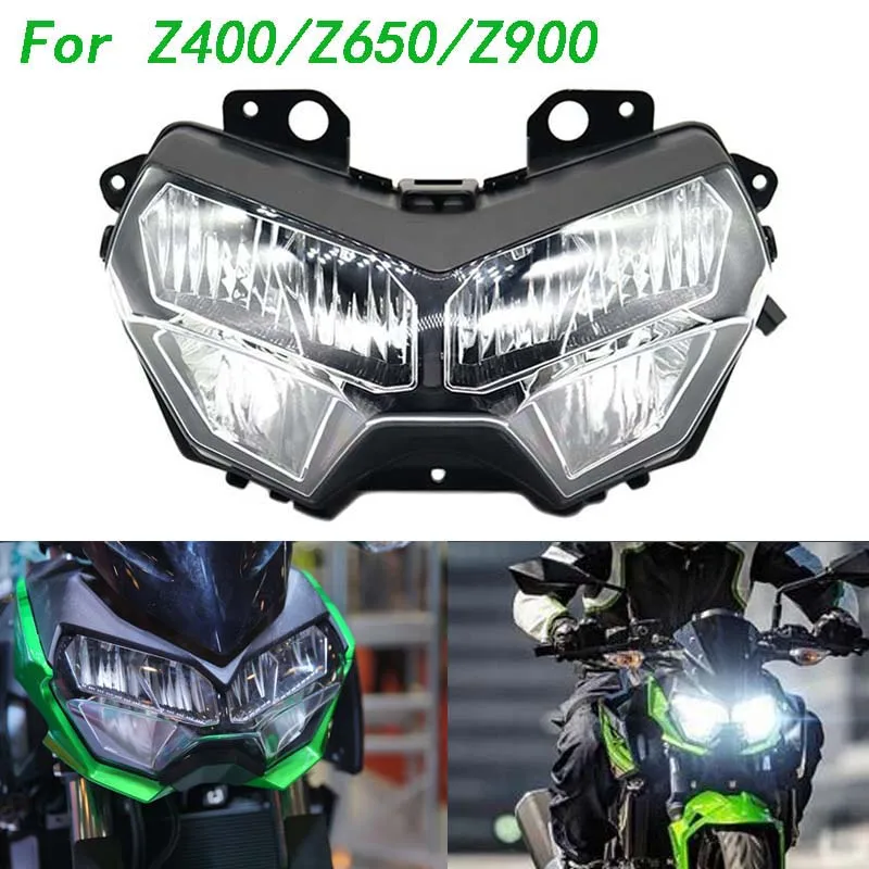 For-Kawasaki-Z400-2018-2023-Z650-2020-Z900-Motorcycle-LED-Headlight ...