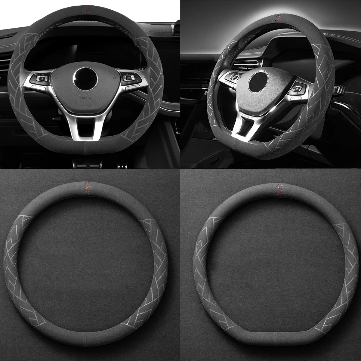 38cm-O-D-Type-Universal-Auto-Car-Steering-Wheel-Cover-Suede-Non-Slip ...