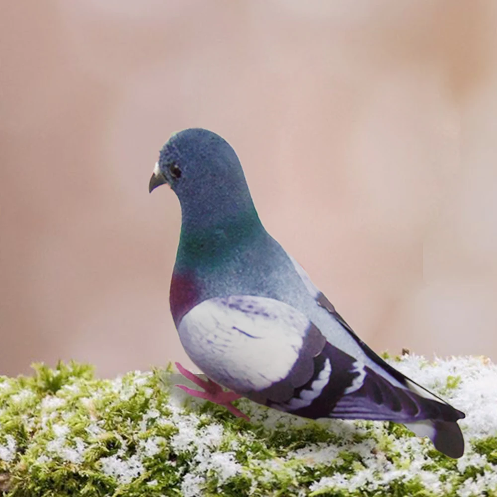 Figuritas-de-palomas-de-simulaci-n-Mini-p-jaro-de-imitaci-n-Artificial ...